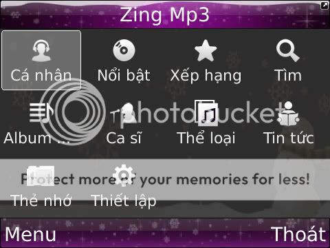 ZingMP3 v1.1: ứng dụng của VNG corporation dùng tốt trên Blackberry | Viết bởi disciplebb